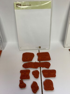 STAMPIN UP Express yourself stamp set friendship coffee espresso | eBay