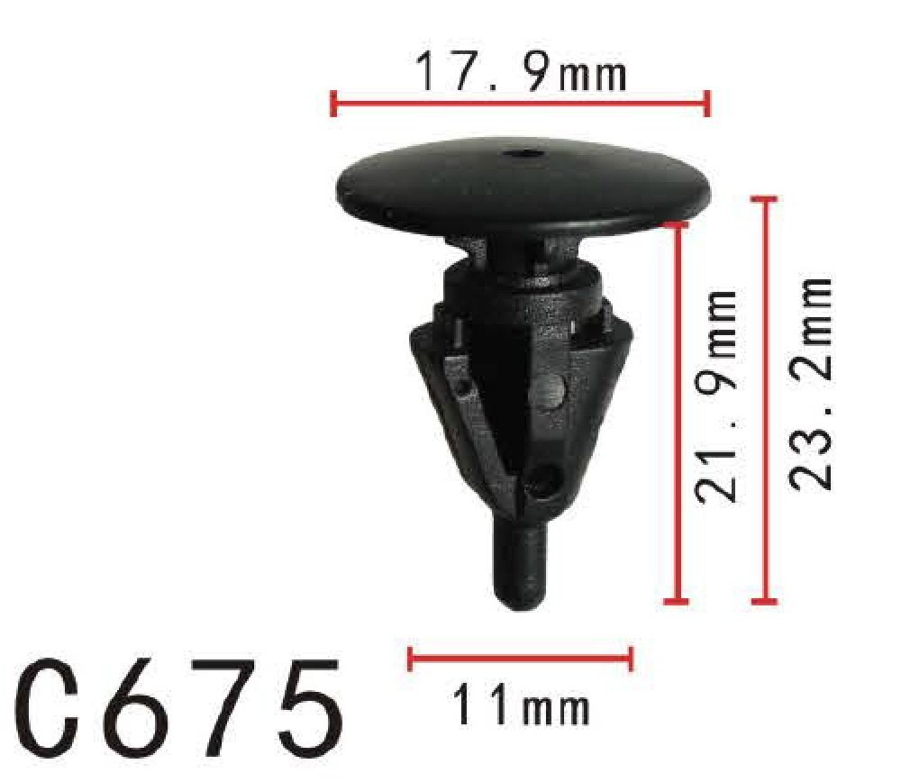 5PCS Rocker Panel Clip Fit Toyota 75867-30110 Corolla 18x22mm (0.7"x0 ...