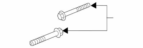 Genuine GM 2010-2023 Cadillac Chevrolet Flange Trans Mount Lower Bolt ...