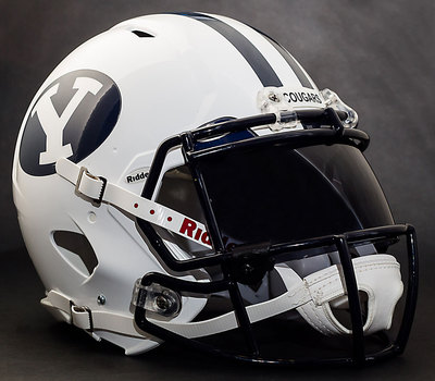 *CUSTOM* BRIGHAM YOUNG BYU COUGARS NCAA Riddell Speed AUTHENTIC ...