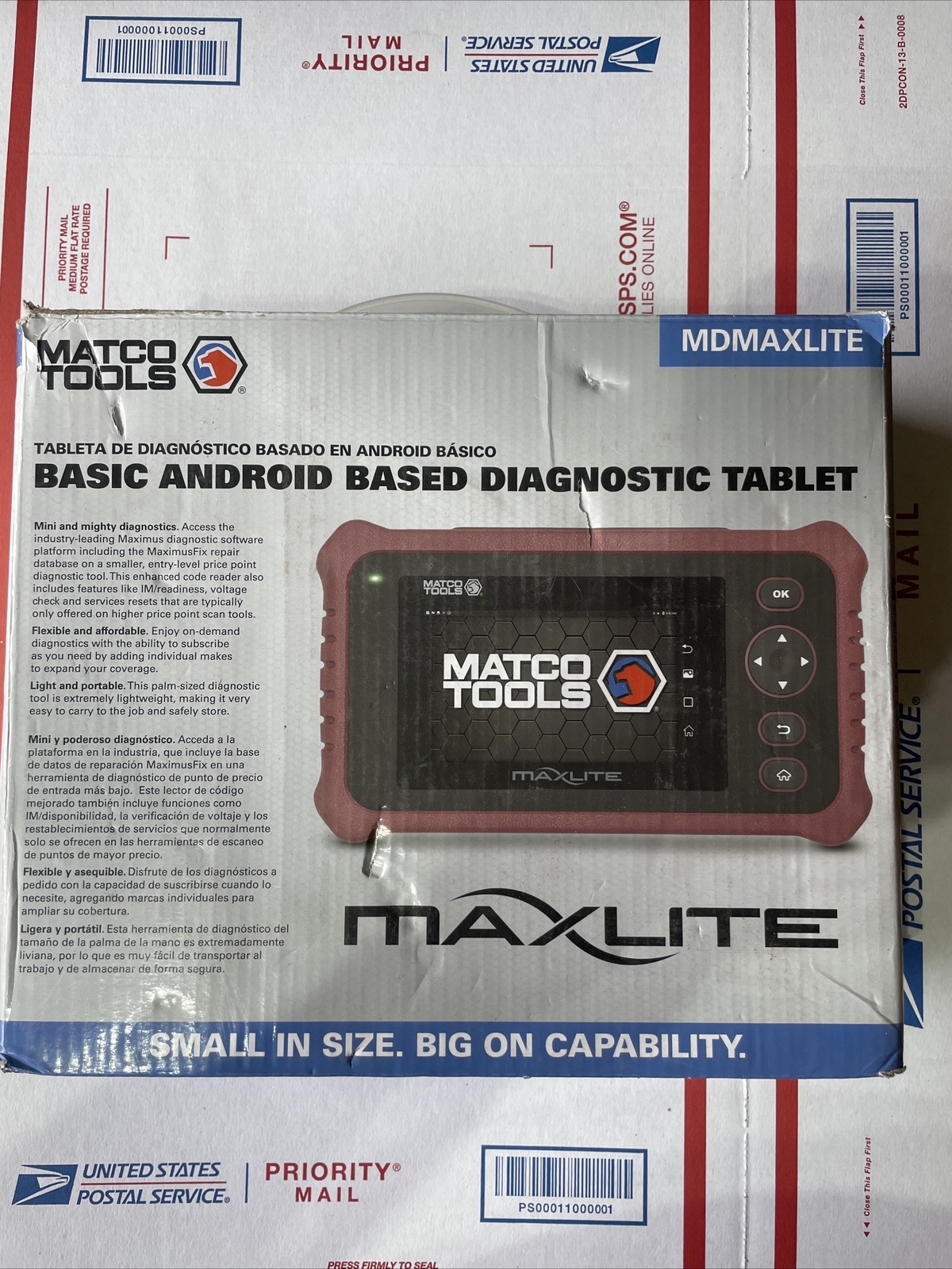 Matco Tools Mdmaxlite Basic Android Based Diagnostic Tablet for sale ...