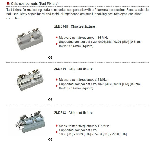 NF Corp ZM2372 LCR Meter 1 mHz - 100 kHz 0.08% Accuracy 2ms Handler 4 ...