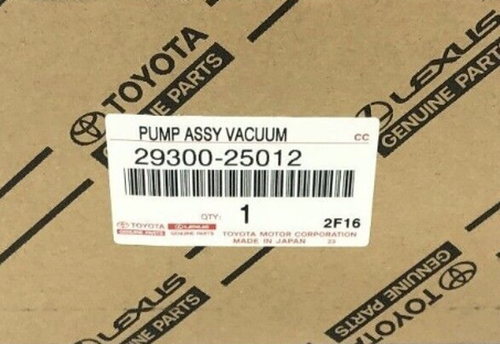 GENUINE TOYOTA VACUUM PUMP 29300-25012, CAMRY RAV4 LEXUS LS500/500H NX ...