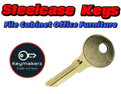 Steelcase Office Furniture Desk File Cabinet Keys Cut to Your Code ...