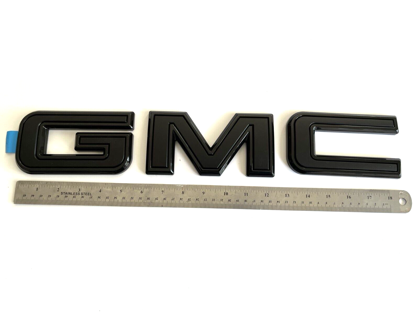 New Front & Rear Emblem Blackout 2019-2024 GMC Sierra 1500 2500HD ...
