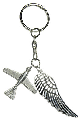 Pilot Key Ring Aeroplane & Angel Wing Plane Keyring | eBay
