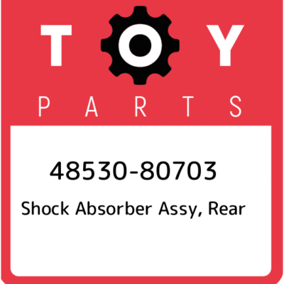 48530-80703 Toyota Shock absorber assy, rear 4853080703, New Genuine ...