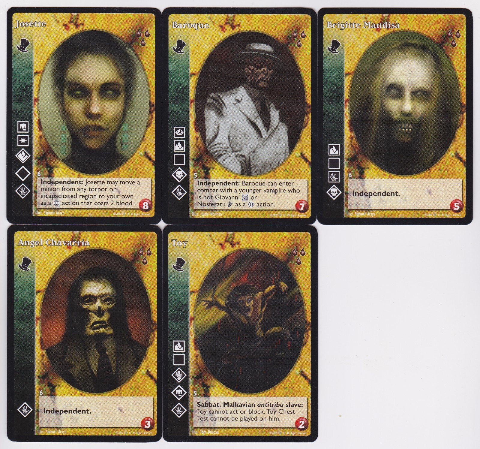 Samedi Crypt G5/G6 Vampires V:TES VTES Vampire CCG | eBay
