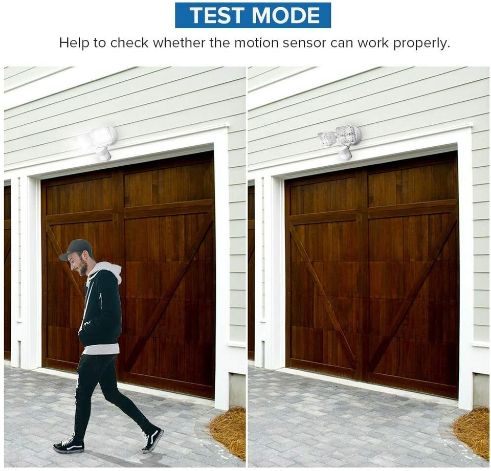 SANSI LED Security Lights Photocell Motion Sensor Outdoor Floodlight ...