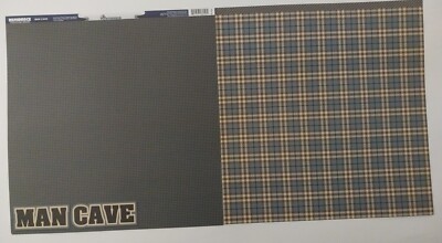 Reminisce Man Cave 12x12 Paper | eBay