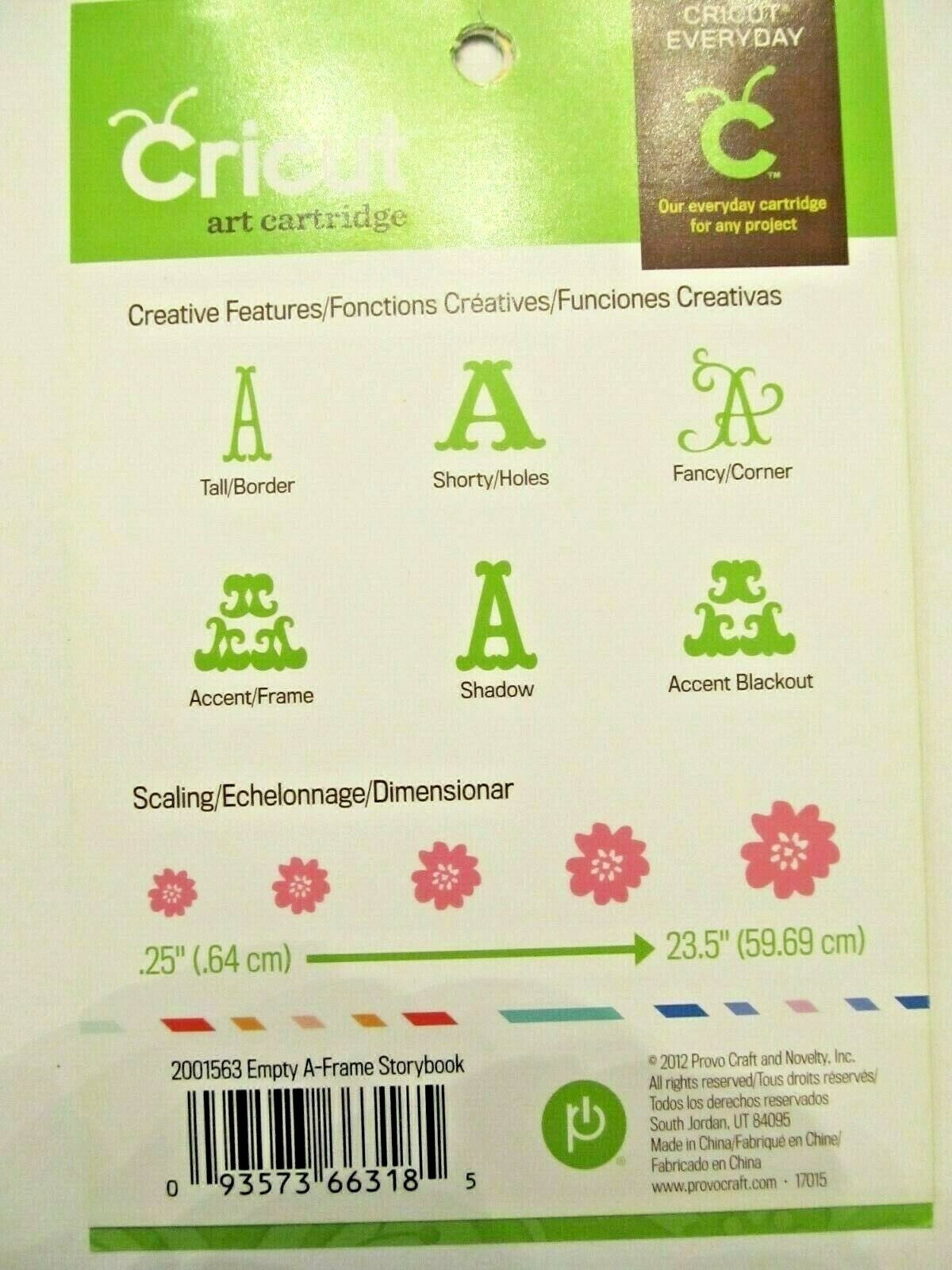 CRICUT_STORYBOOK FONT Cartridge_New + Card_Decorative Fonts & Designs ...