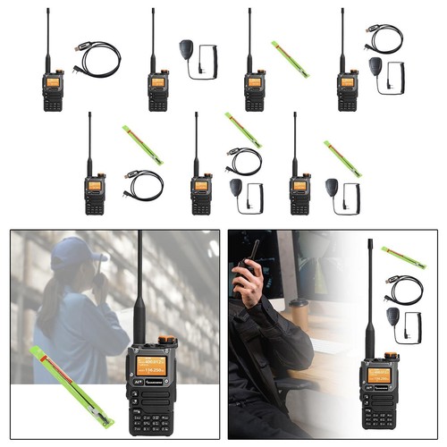 Two Way Radio Uv-k58 FM Radio 200 Memory Channels Weather Handheld Ham ...