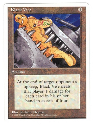 Magic-Style MTG - Black Vise - Alternate 4th Fourth Edition - NM | eBay