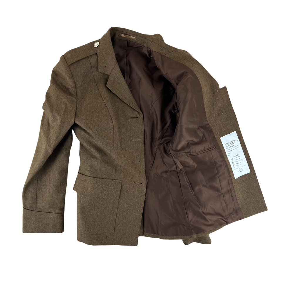 British Army Jacket No 2 Dress Womens Brown Uniform RAVC Medium 162/92 ...