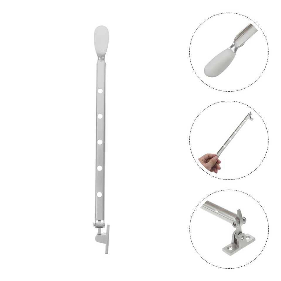 Sliding Door Lock Bar Casement Window Limiter Stopper Flat Fixed Base ...
