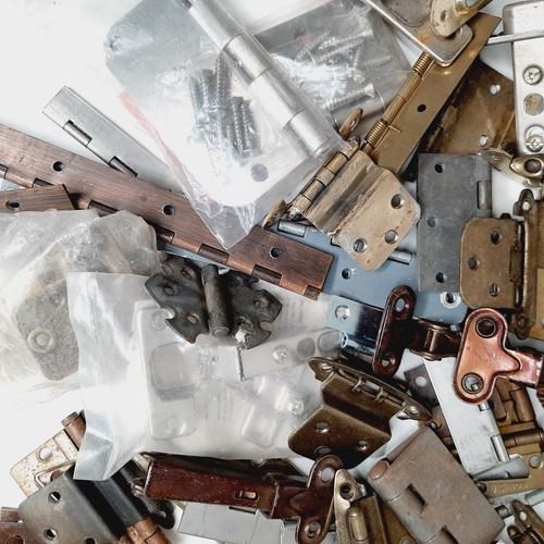 HUGE Lot of Assorted Hinges 14 Lbs. Over 100 Pieces Vintage & Brand New | eBay