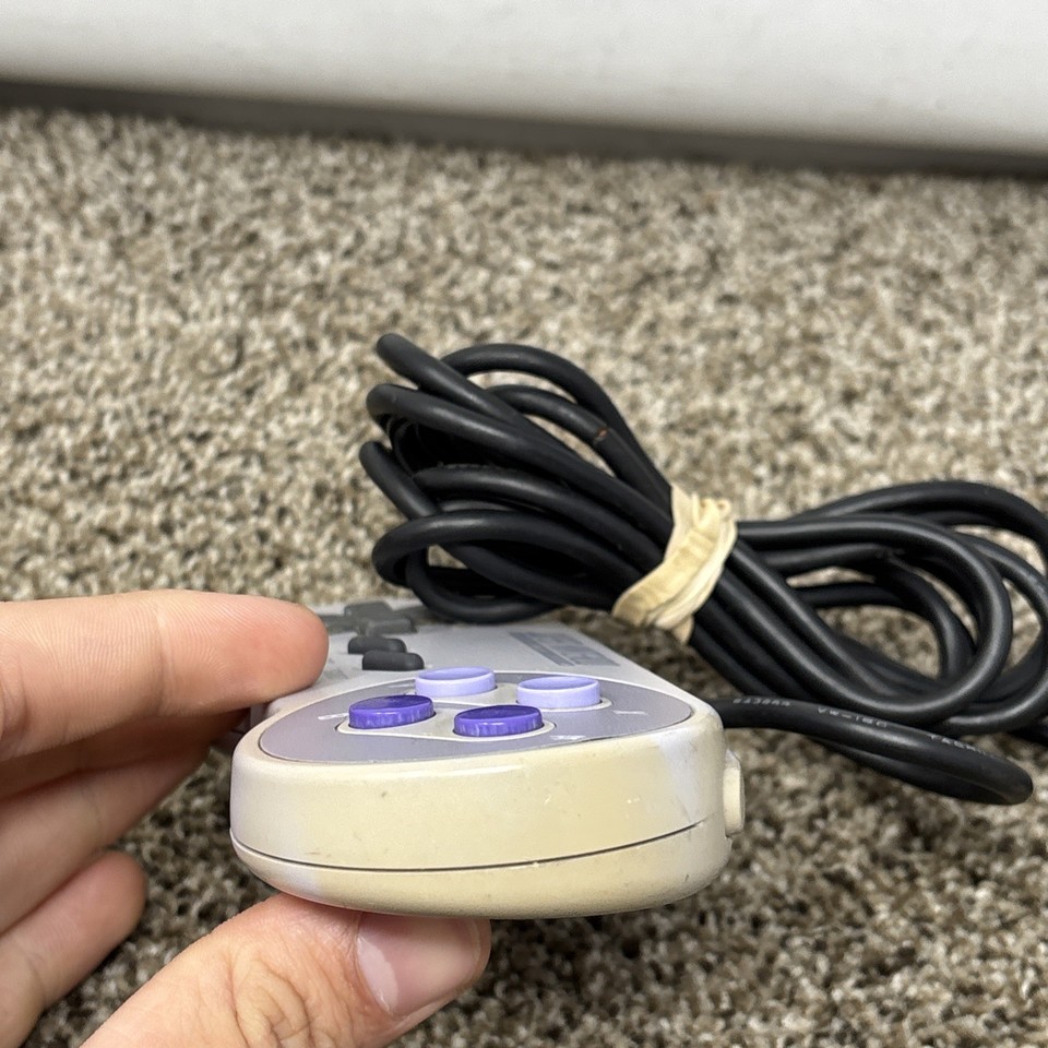Super Nintendo SNES Console Bundle Oem With Controller All Cables ...