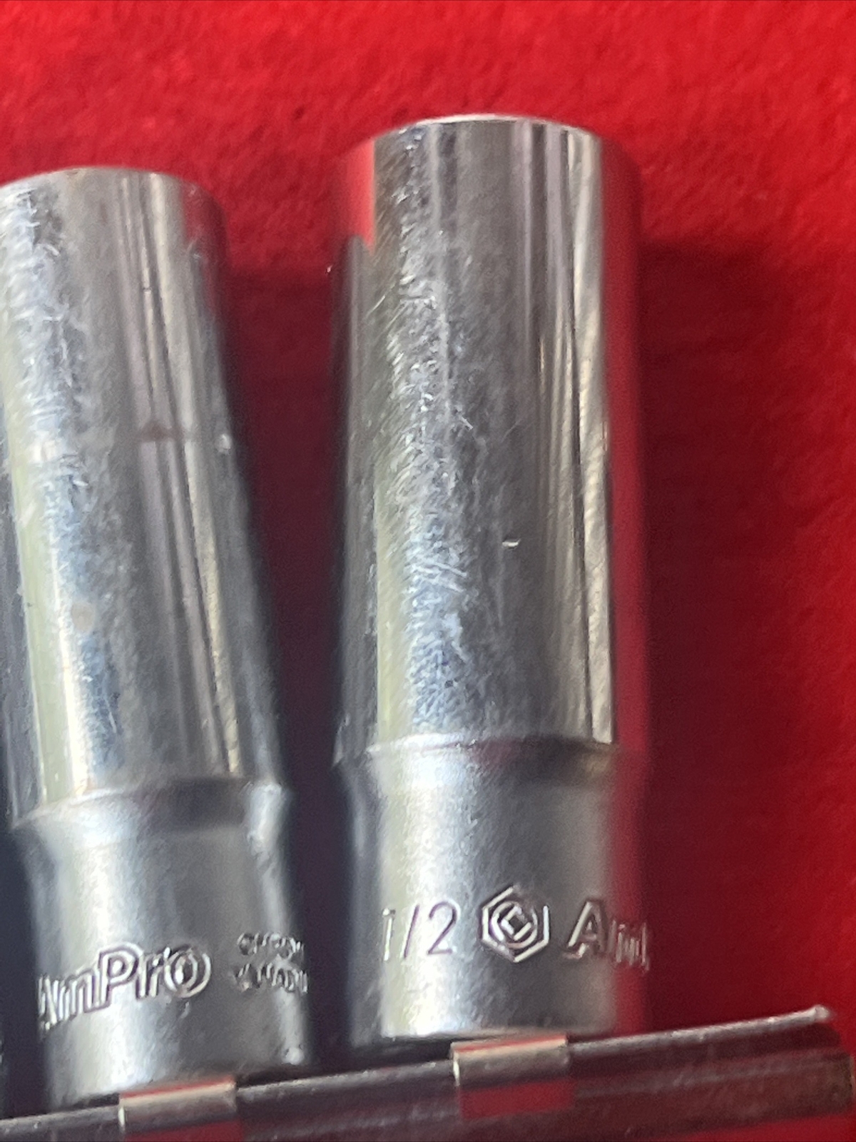 LOT OF 7 Ampro deep sockets, 1/4" drive, 6 point (tb5.10) | eBay