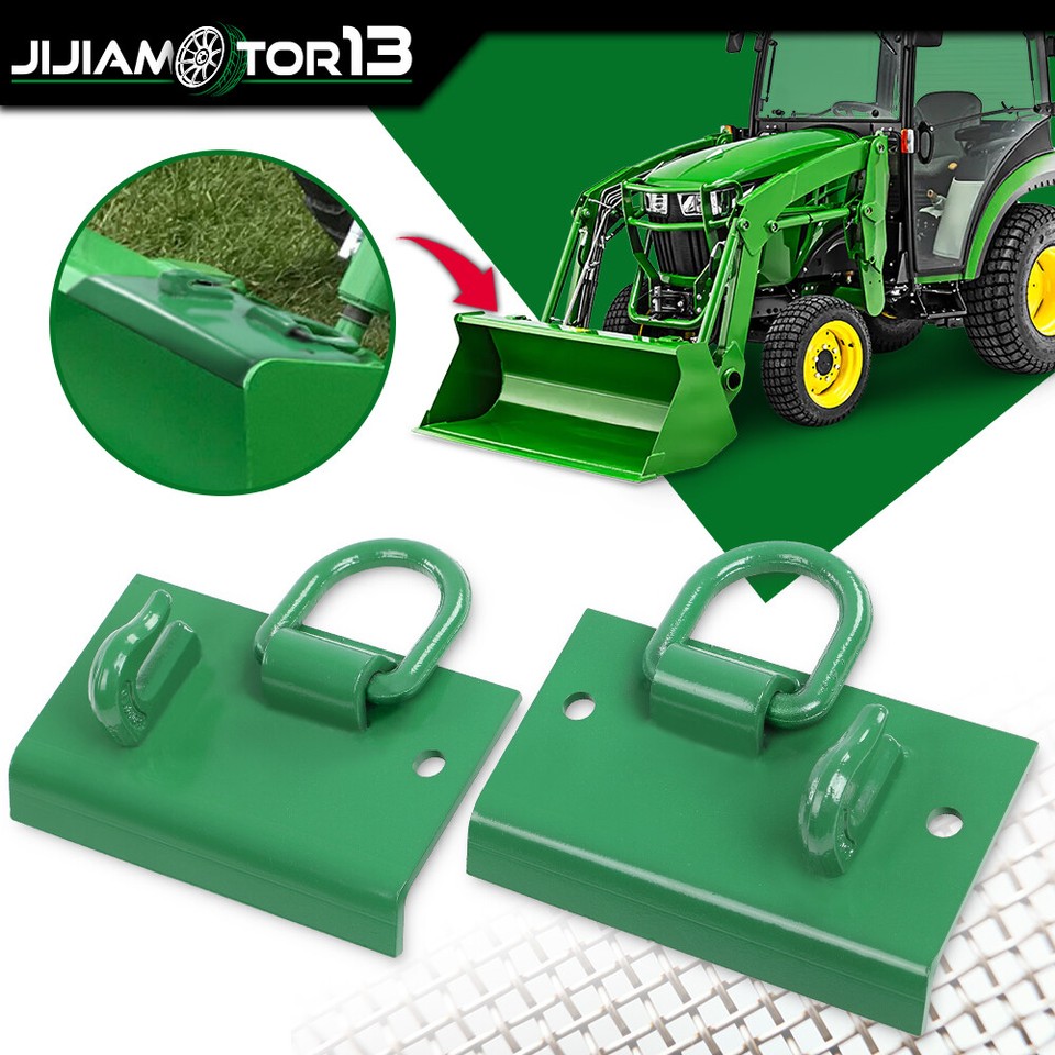 Bolt on Grab Hooks D Rings For John Deere Compact Tractor 1025R 2032R ...