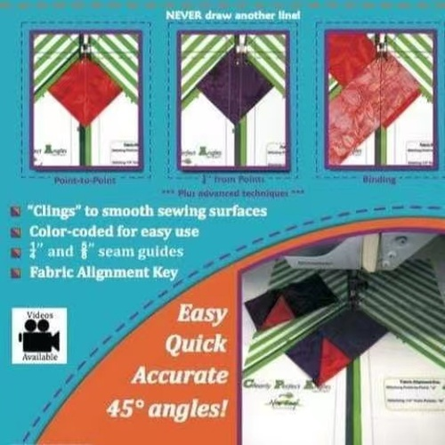 Clearly Perfect Angles-Presser Foot Angle Auxiliary Tool | eBay