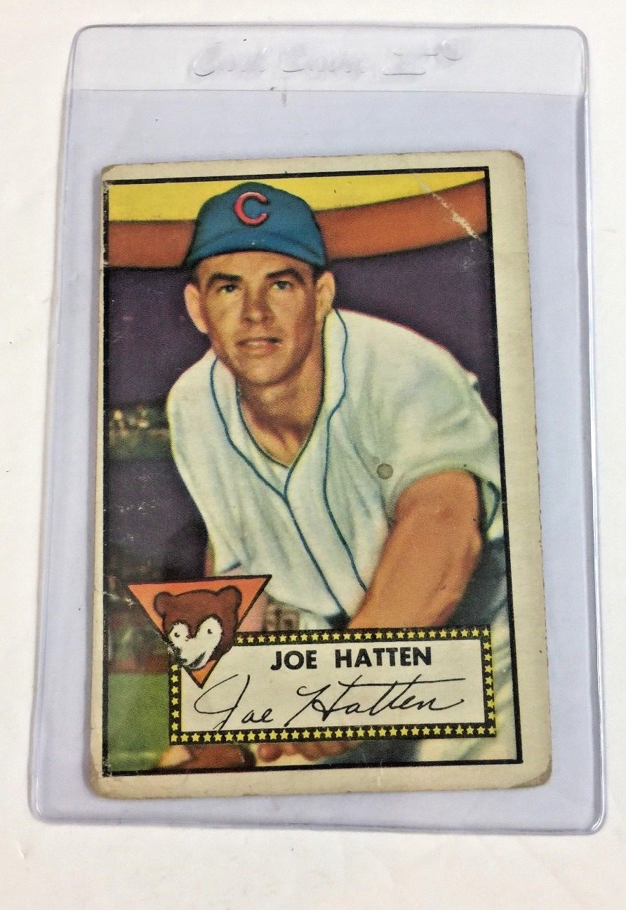 1952 Topps #194 Joe Hatten Chicago Cubs Baseball Card | eBay