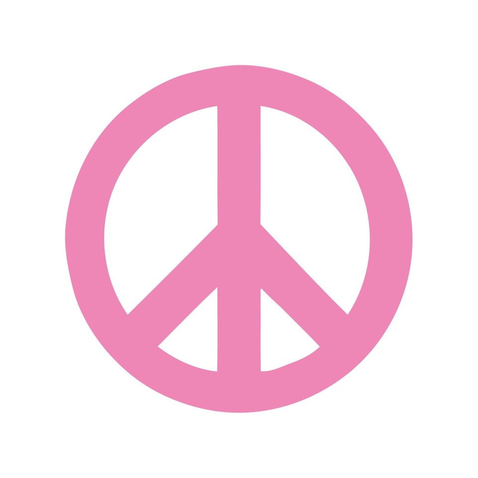Peace Shape Vinyl Decal Peace symbol Sticker | eBay