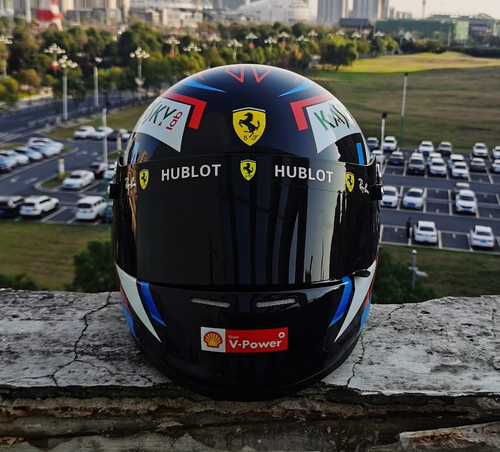 2018 KIMI RAIKKONEN SCUDERIA F1 FORMULA 1 HELMET HELM HAND-PAINT 1:1 ...