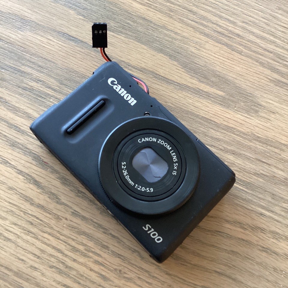 Canon Power shot S100 Black 12.1 MP Digital Camera. TESTED, WORKING ...