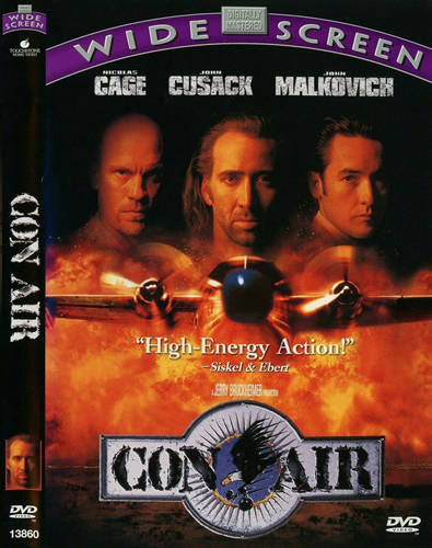 Con Air DVD MOVIE / ACTION / ADVENTURE (1995) Nicolas Cage Quality ...