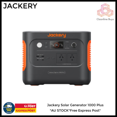 Jackery Solar Generator 1000 Plus *AU STOCK*Free Express Post* | eBay ...