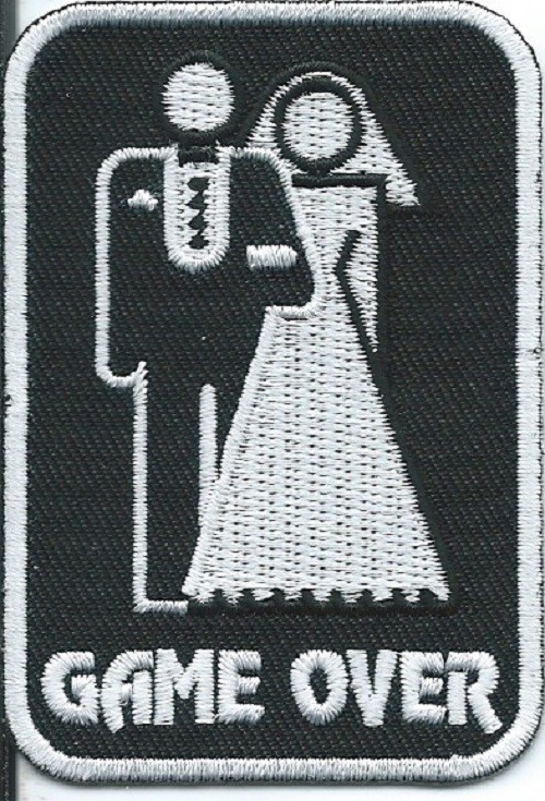 Game Over Marriage Patch - 2x3 inch (27) | eBay