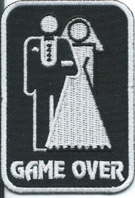 Game Over Marriage Patch - 2x3 inch (27) | eBay