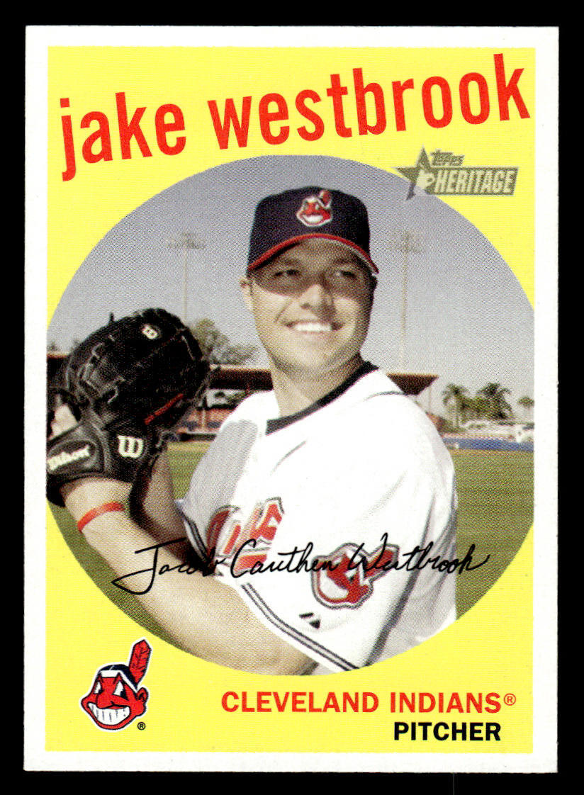 Jake Westbrook 2008 Topps Heritage #206 Cleveland Indians | eBay