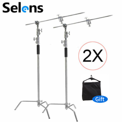 2 pack Photo Studio 10ft Heavy Duty C Stand Century Stand for Aputure ...