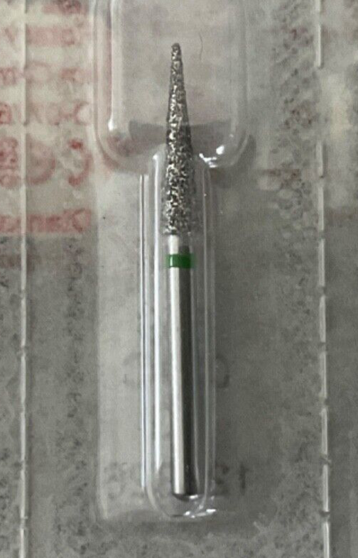 NTI KERR AXIS Dental Diamond Burs 859-021C FG 5/pk Pointed Taper Coarse ...