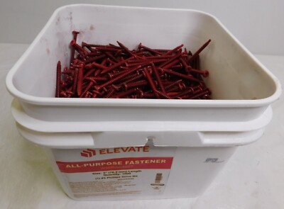 1000 Elevate / Firestone All-Purpose 3" Drill Point Fastener Red ...