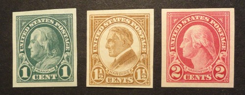 SCOTT #575-577 MINT NH 1923-1925 IMPERF STAMPS COMPLETE SET | eBay