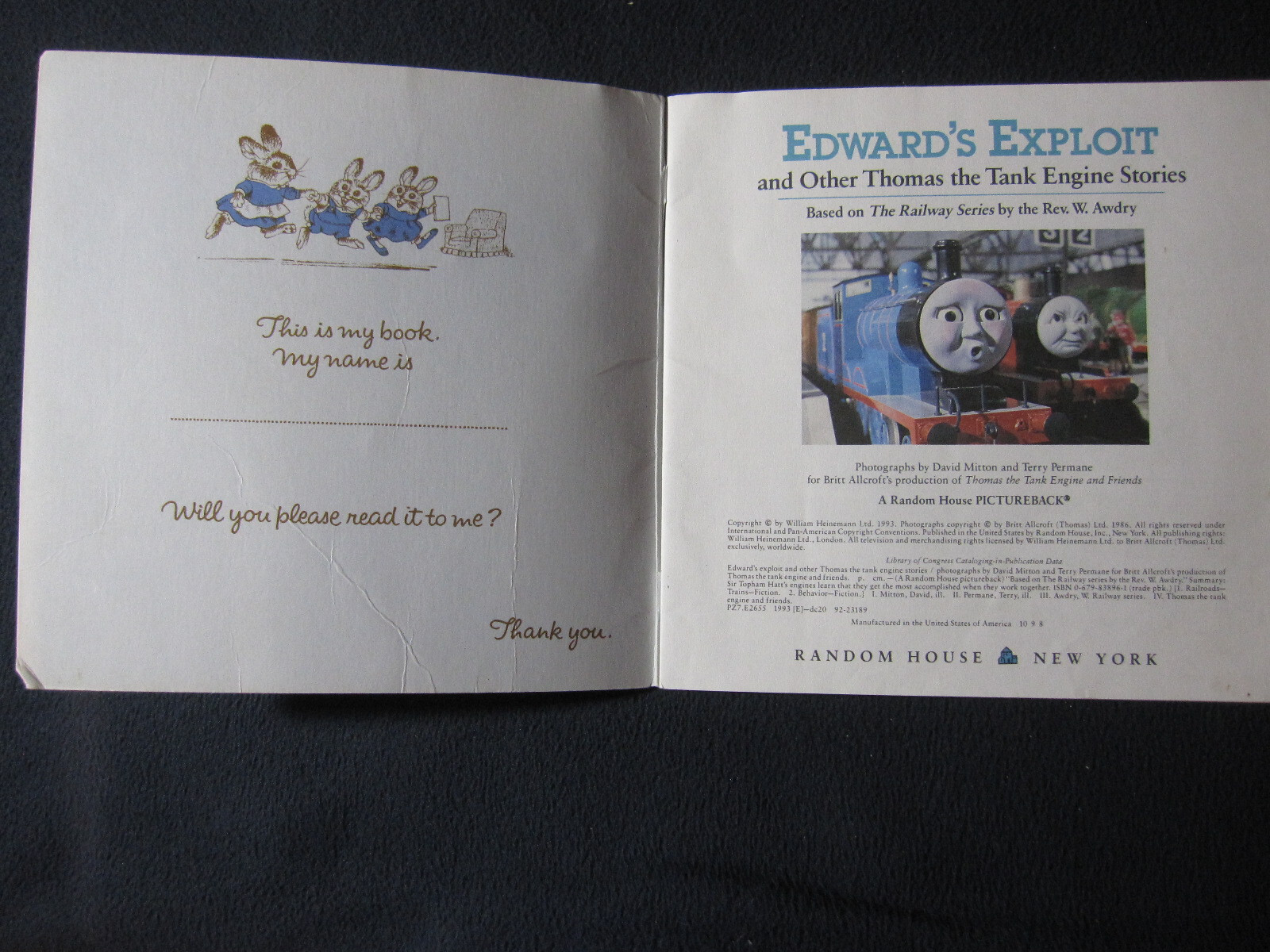 Edward's Exploit and Other Thomas the Tank Engine Stories by Reverend W ...