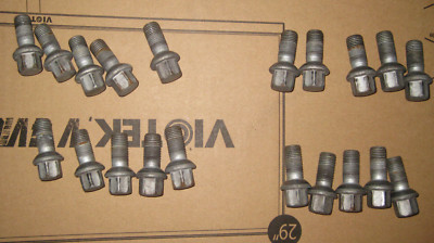 MERCEDES-BENZ | Genuine Wheel Bolts | Set Of 20 | M14X1.5 shank 28 mm ...