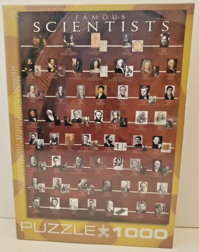 Famous Scientists 1000 Piece Jigsaw Puzzle by Eurographics Brand New ...