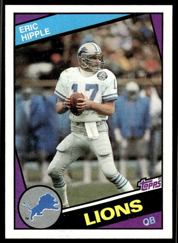 1984 Topps Football Eric Hipple Detroit Lions #255 | eBay