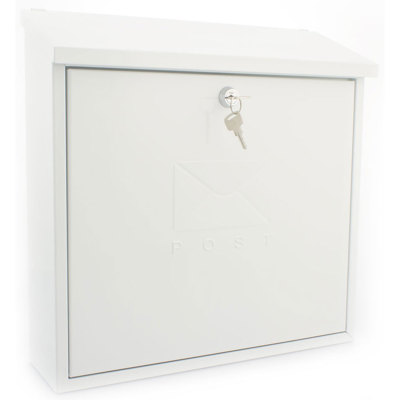 Sterling Contemporary Post Box Weather Resistant Locking Mailbox | eBay UK