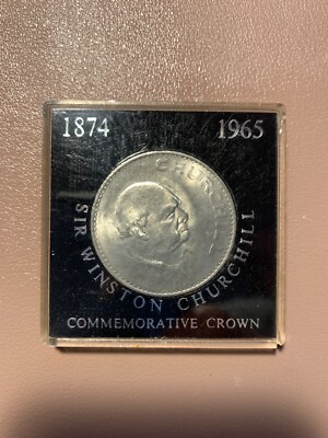 Sir Winston Churchill 1965 Crown Coin Uncirculated With Case good ...