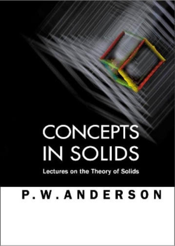 Anderson Concepts In Solids Book NEW 9789810232313 | eBay