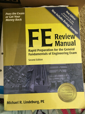 FE Review Manual Second Edition Rapid Preparation For the General ...