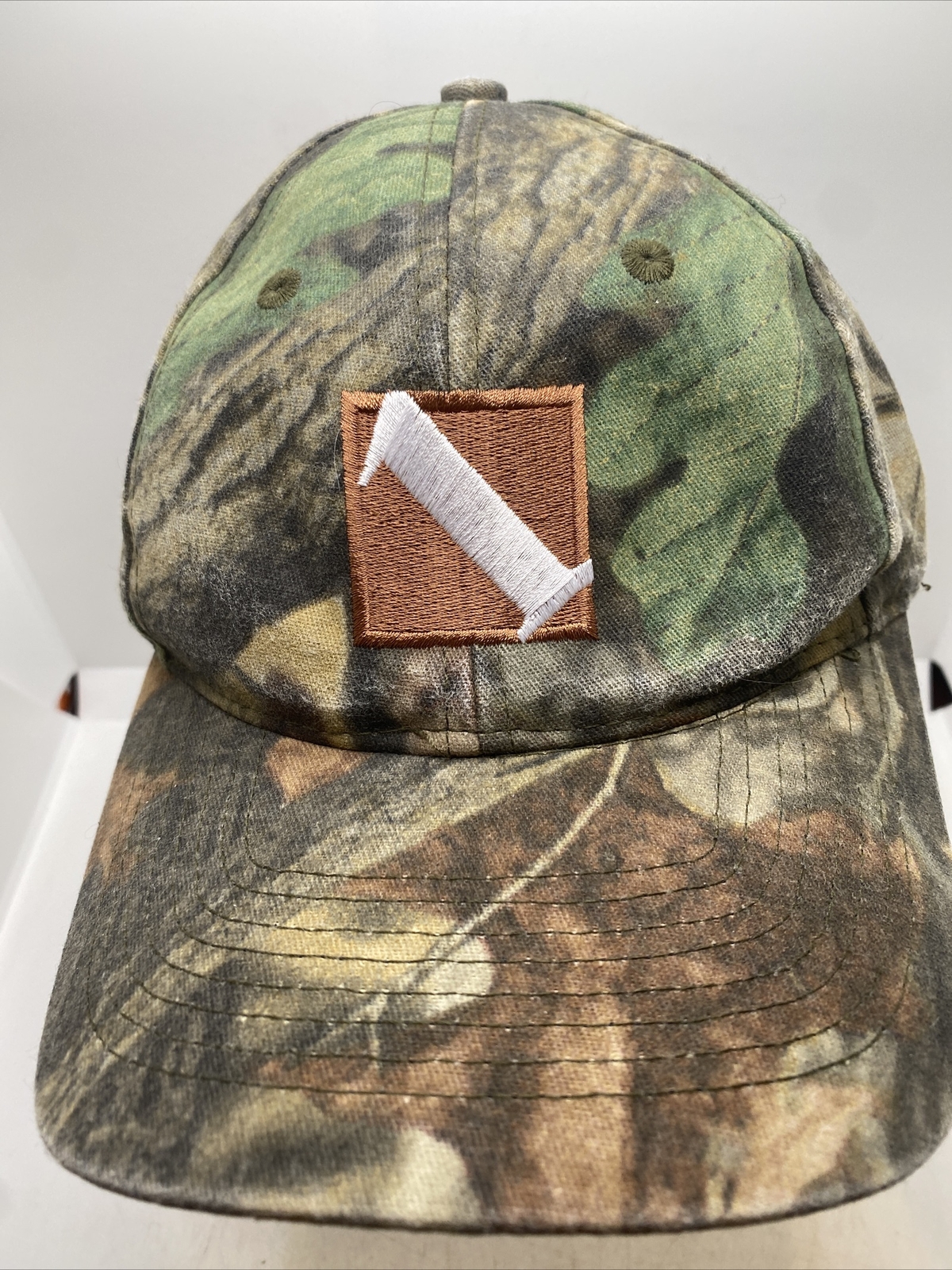 Vintage Army Ranger Camouflage Snapback Hat Cap EUC - Gem