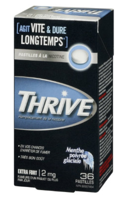 Thrive Nicotine Lozenges, Quit Smoking Aids | Peppermint Chill, 2mg ...