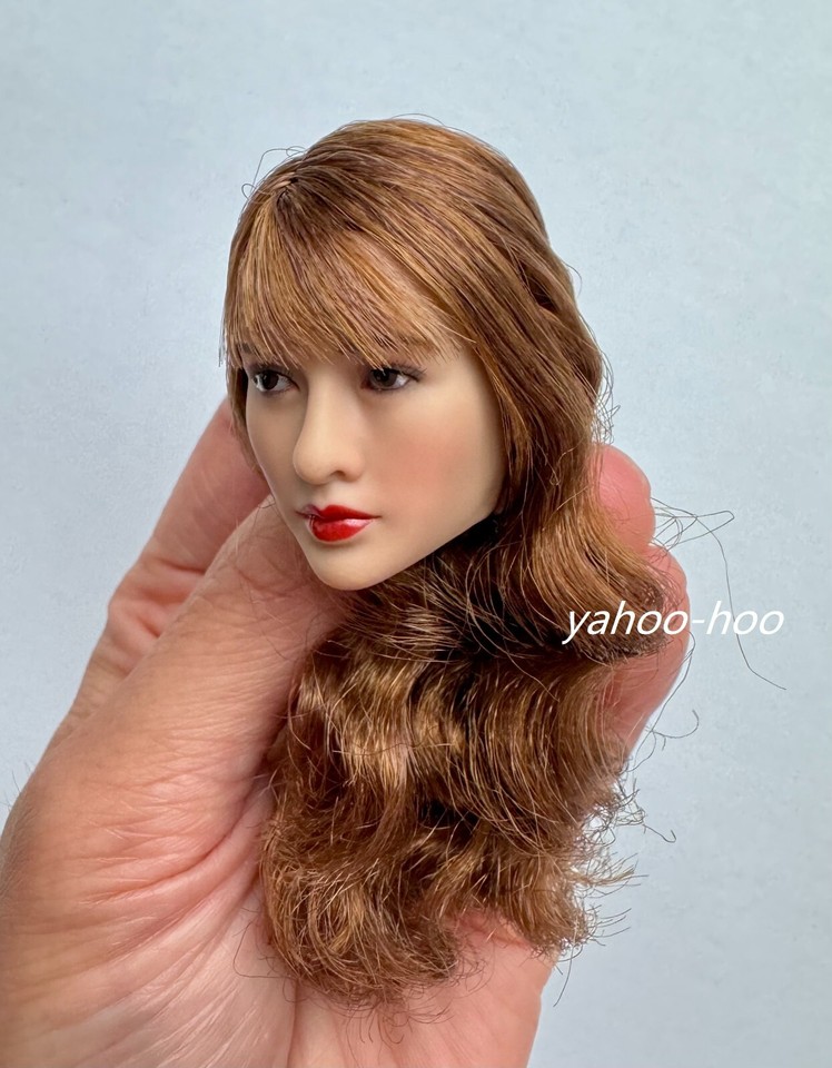 1/6 Female Head Sculpt Asian Star for 12'' Action Figure WORLDBOX ...