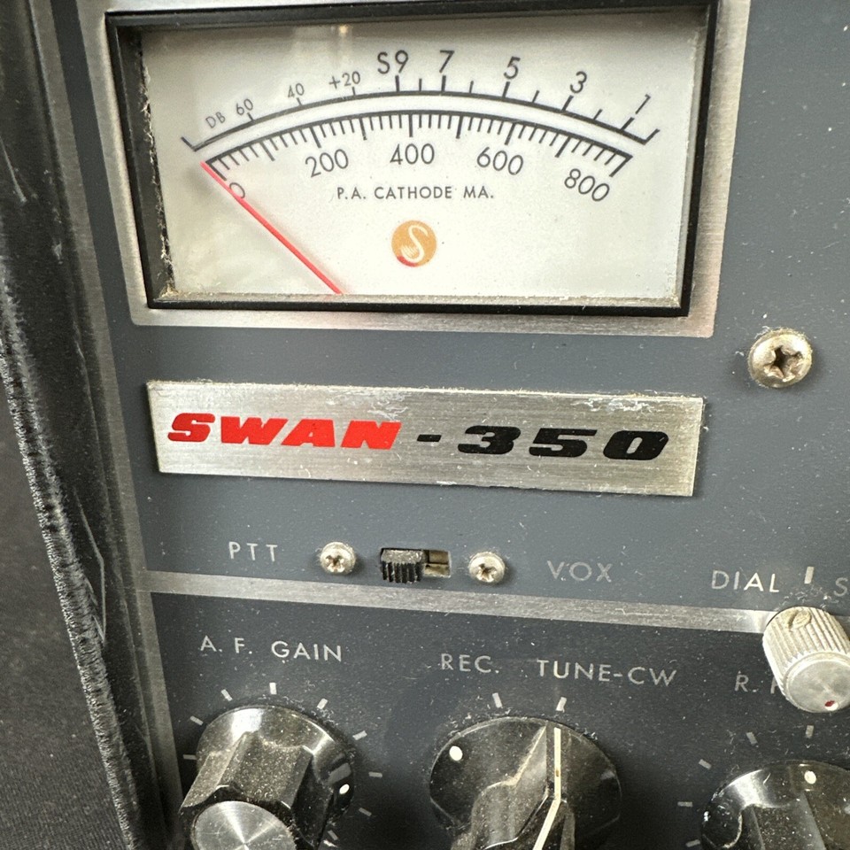Vintage Swan 350 Transceiver Ham Radio NO POWER SUPPLY Single Sideband ...