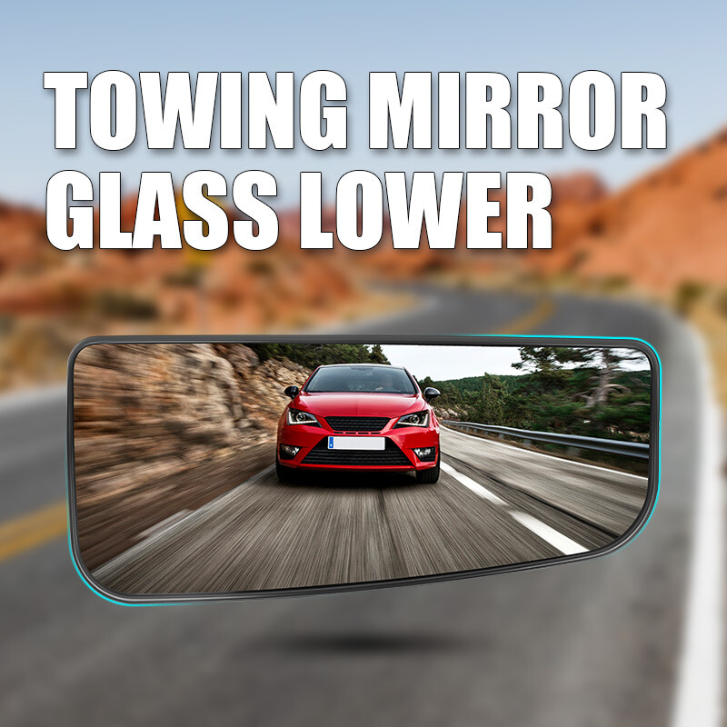 Right Passenger Side Mirror Glass Heated Fit Ford Super Duty F250 F350 ...